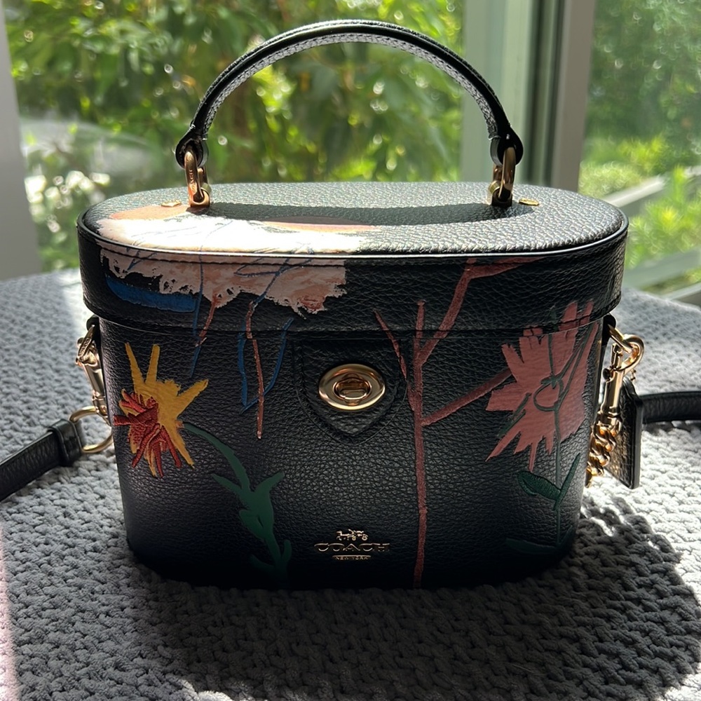 Coach X Jean Michel Basquiat Crossbody Turn-Lock Flow… - Gem